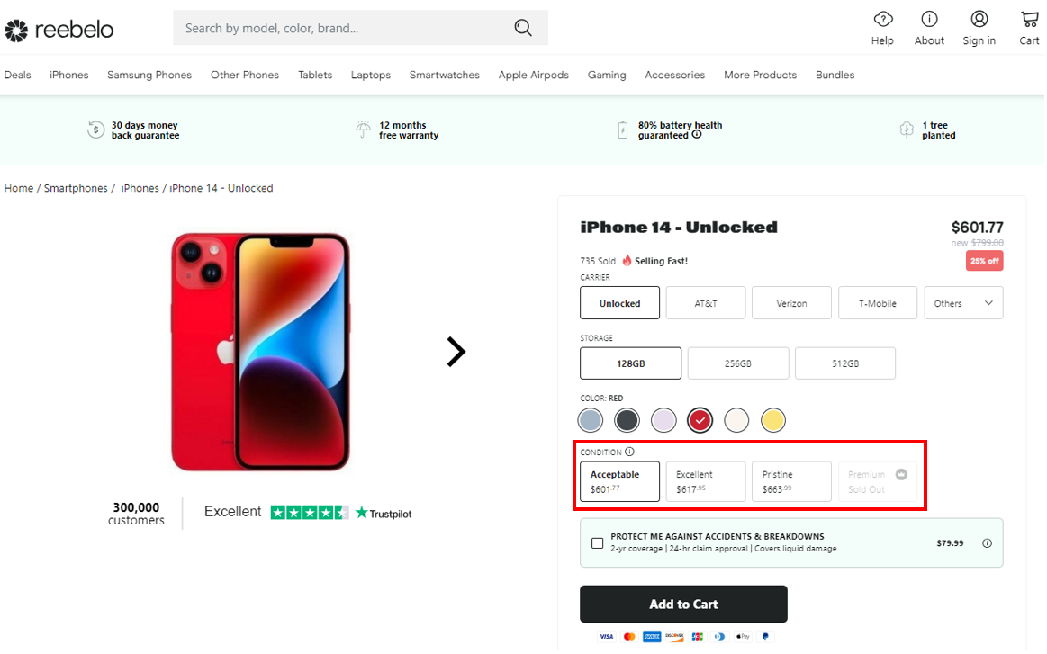 Device Conditions Definition – Reebelo United States